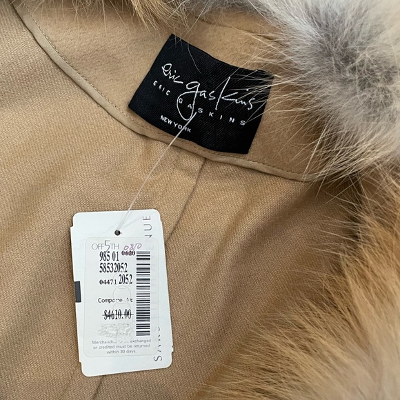 Eric Gaskins NY | Jackets & Coats | Nwt Eric Gaskins Ny 0 Cashmere ...